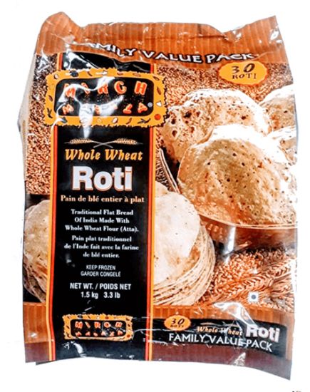 Buy Mirch Masala Whole Wheat Roti Family Value Pack 30 Pc Online in ...