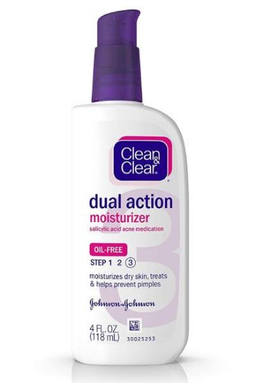 Clean & clear dual action moisturizer store